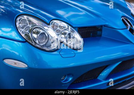 Mercedes-Benz SLR McLaren HDK, on show at the Bicester Heritage Centre ...