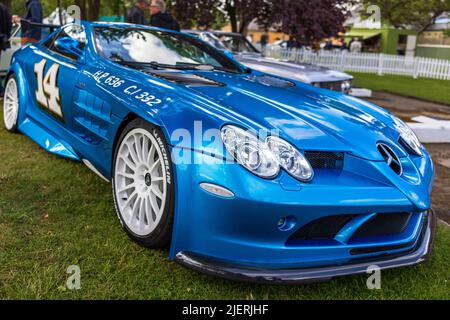 Mercedes-Benz SLR McLaren HDK, on show at the Bicester Heritage Centre ...