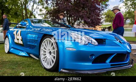 Mercedes-Benz SLR McLaren HDK, on show at the Bicester Heritage Centre ...