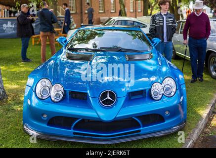 Mercedes-Benz SLR McLaren HDK, on show at the Bicester Heritage Centre ...
