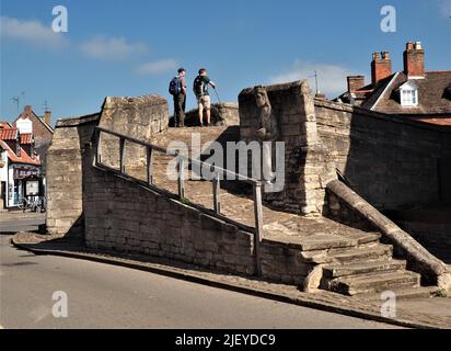 Triangular Bridge Crowland Lincolnshire England Stock Photo - Alamy
