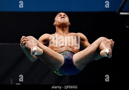 BUDAPEST, HUNGARY - JUNE 28: Luis Gustavo Canabate Alvarez of Cuba ...
