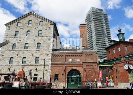 The Stone Distillery (left) next to the Boiler House (right ...