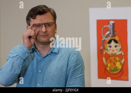 KYIV, UKRAINE - JUNE 28, 2022 - Minister of Foreign Affairs of Ukraine ...