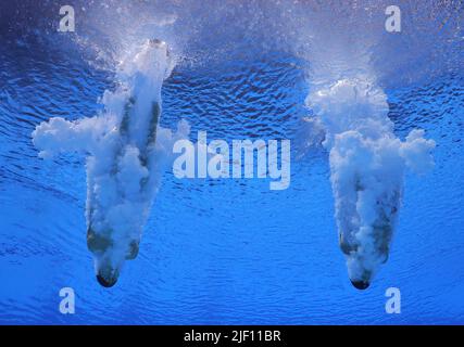 BUDAPEST, HUNGARY - JUNE 28: Dariush Lotfi of Austria, Anton Knoll of ...