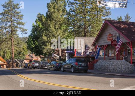 Center of town in Idyllwild, California, USA Stock Photo - Alamy
