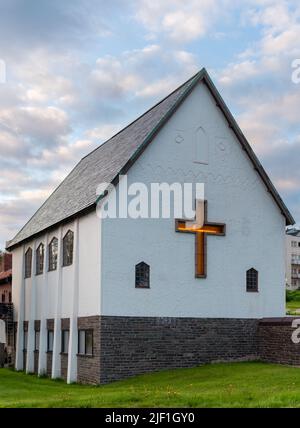 The swedish sailors church in Narvik, built 1950, designed by architect ...