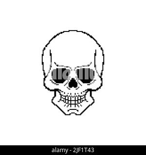 Human anatomy pixel art. 8bit Internal organs and skeleton. Pixelate ...