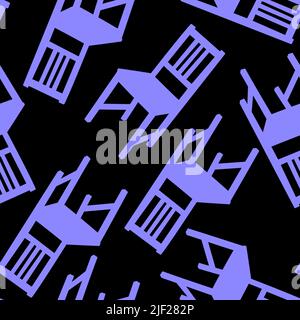Seamless chair pattern for fabrics and textiles and packaging and gifts ...