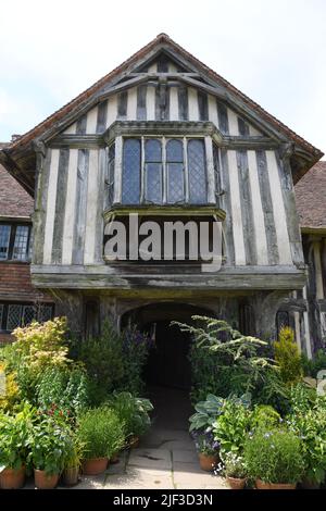 Medieval house with steeply pitched roof, ornate facade. A stunning ...