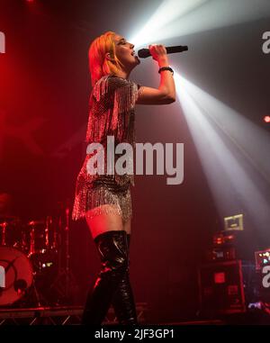 Yonaka live on stage at Manchester 2022 Stock Photo - Alamy