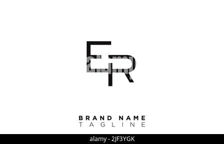 ER Letter Initial with Royal Template.elegant with crown logo vector ...