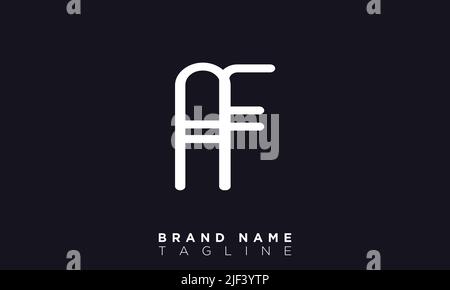 AF Alphabet letters Initials Monogram logo Stock Vector Image & Art - Alamy