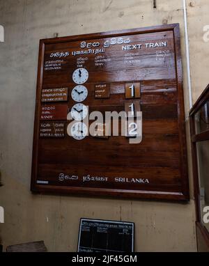 Hatton Station, railway station on the Main (Colombo-Badulla) railway ...