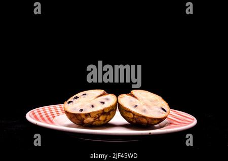 Fresh Green and Brown Ripe Cherimoya Tropical Fruit Stock Photo - Alamy