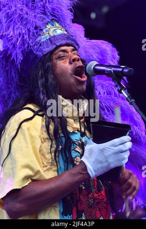 Cha Wa performing at the Green River Festival Stock Photo - Alamy