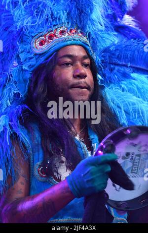 Cha Wa performing at the Green River Festival Stock Photo - Alamy