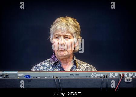 Don Airey of Deep Purple, during The Woosh! Tour, 2th July, at ...