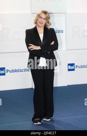 MILAN, ITALY - JUNE 28: Simona Sala attends the Rai 2022/2023 Show ...