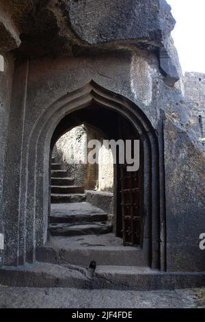 Maharashtra fort, fortress, hadsar fort Stock Photo - Alamy