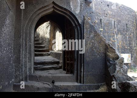 Maharashtra fort, fortress, hadsar fort Stock Photo - Alamy