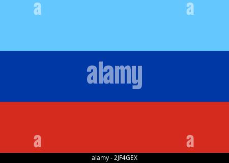 The Luhansk People's Republic flag in the national colours Stock Photo ...