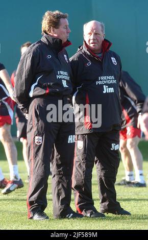 Southampton Training Ground, 23/12/04 Jim Smith joins Harry Redknapp ...
