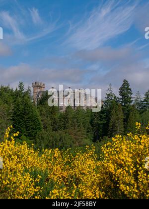 CARBISDALE CASTLE INVERSHIN KYLE OF SUTHERLAND SCOTLAND VIEW OF MAIN ...