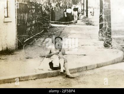 The aftermath of the Battle of Shanghai during the Japanese invasion of ...