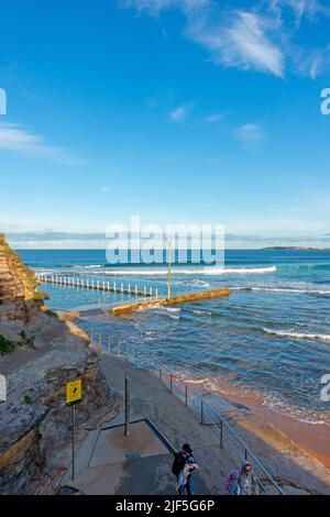 North Narrabeen Ocean Rock Pool in winter Stock Photo - Alamy