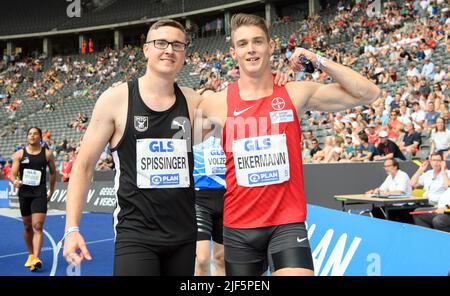 Tim Eikermann (TSV Bayer 04 Leverkusen) after the 110 metre hurdles ...