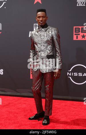 LOS ANGELES - JUN 26: Dashaun Wesley at the 2022 BET Awards at ...