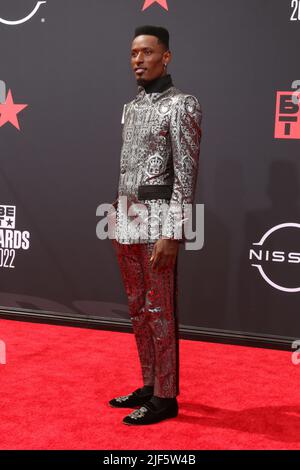 LOS ANGELES - JUN 26: Dashaun Wesley at the 2022 BET Awards at ...