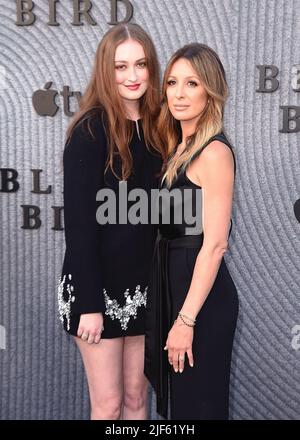 Karsen Liotta and Jacy Nittolo walking on the red carpet at Apple TV's ...