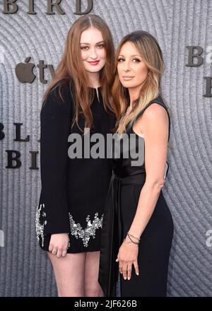 Karsen Liotta and Jacy Nittolo walking on the red carpet at Apple TV's ...