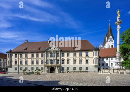 Historic Residenz square and the cathedral of Eichstätt Stock Photo - Alamy
