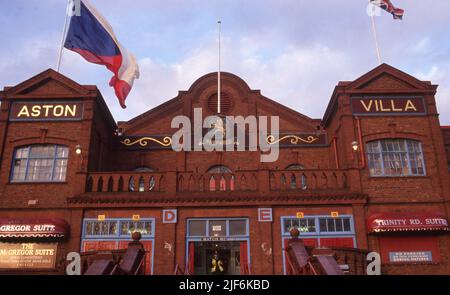 The Trinity Road stand of Villa Park in Birmingham the home of English ...