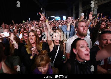 Tour premiere for the band The Ark in Lokverkstan, Motala, Sweden, on ...