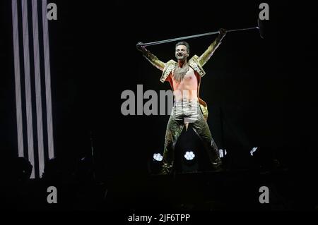 Tour premiere for the band The Ark, with Ola Salo, in Lokverkstan ...