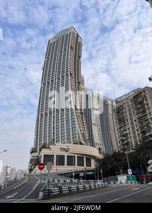 CHONGQING, CHINA - DECEMBER 1, 2021 - Crystal Corridor, a landmark ...
