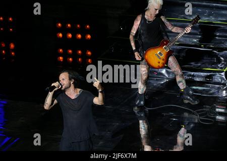 The Rasmus is a Finnish rock band participate at the concert. Desmond ...