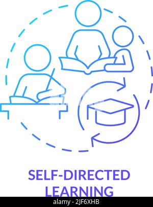 Self-directed learning concept icon Stock Vector Image & Art - Alamy