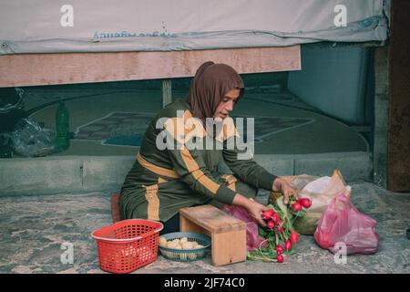 November 25, 2021, Halba, Akkar, Lebanon: Alley with around 60 tents in ...