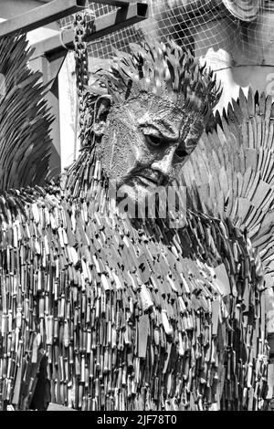 The Knife Angel sculpture at Birkenhead Park Stock Photo - Alamy