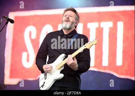 Green Gartside lead singer of Scritti Politti performs at Lets Rock ...