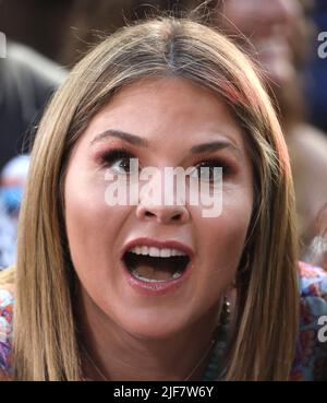 Jenna Hager Bush attends 2022 Halloween on "Today" at Rockefeller Plaza ...