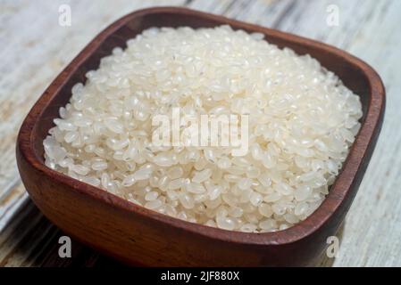 Raw Japanese rice grains, Japonica rice grains Stock Photo - Alamy