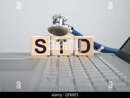 STD, medical disease abbreviation in doctor hands. High quality photo ...