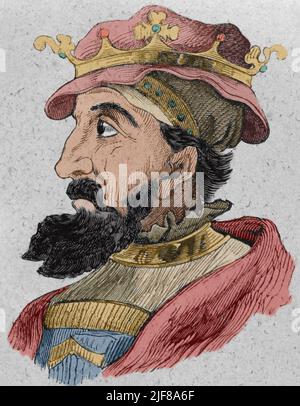 Ordoño I., King of Asturias Stock Photo - Alamy
