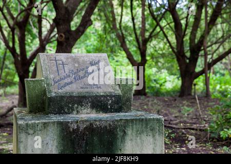 ARMERO, COLOMBIA - MAY, 2022: Symbolic tombs built in memory of ...